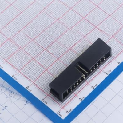 China Electrical Connector Featuring PBT UL94V-0 Housing and Gold Plated Brass Terminals HanElectricity HY2541WV-N-2x12P for sale