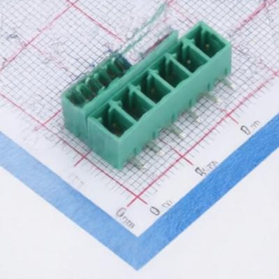 China Electrical Connector with Brass Tin Plated Pins and UL94V0 PA66 Housing HanElectricity 2EDGR-3.81-6P for sale