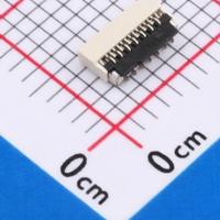 China Precision flat flexible cable connector hanxia HX FPC 0.3-13P XGXJ H1.0 suitable for 0.2 amp current for sale
