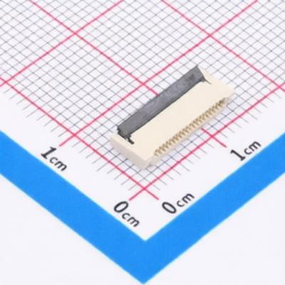 China FFC connector hanxia HX FPC 0.5-20P HYH2.0 0.5 millimeter pitch for flexible flat cable electronic components for sale
