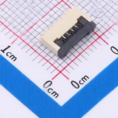 China FPC FFC Connector hanxia HX 1.0-4P XGXJ-H2.0 with Low Contact Resistance and High Insulation Resistance for sale