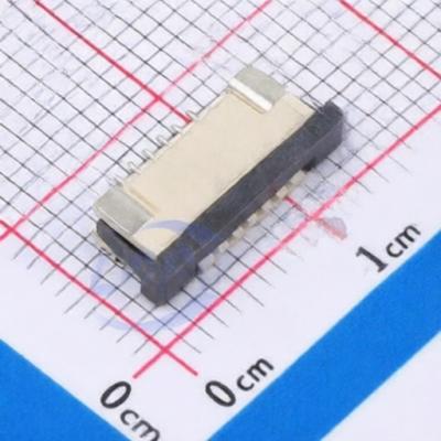 China Flexible Flat Cable Connector Hanxia HX 1.0-6P CTXJ-H2.5 1.0mm Pitch FPC FFC with Contact Resistance for sale