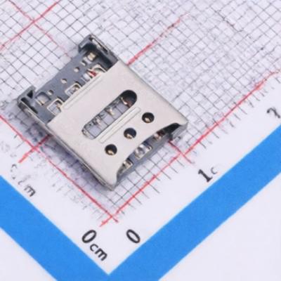China Hanxia HX NANO SIM 7P-Iw H1.35 sim card holder suitable for various electronic connector applications for sale