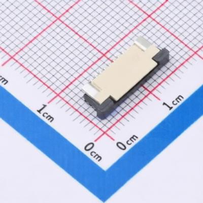 China 1.0mm Pitch FPC FFC Connector Hanxia HX 1.0-8P CTSJ-H2.5 with Environmental Resistance Features for sale