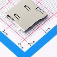 China Certified and durable TF card holder HX TF-CARD H1.8 SY designed for various electronic applications for sale