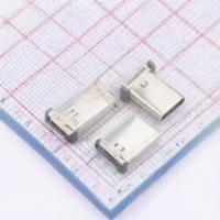 China hanxia HX-TYPE-C 16P 180 LT H13.7 connector with low contact resistance and black LCP core material for sale