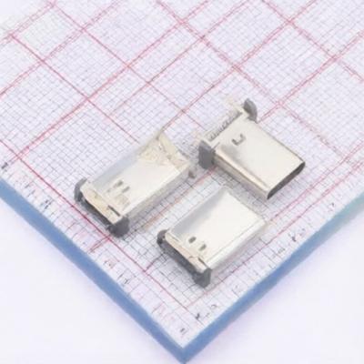 China hanxia HX-TYPE-C 16P 180 LT H13.7 connector with low contact resistance and black LCP core material for sale