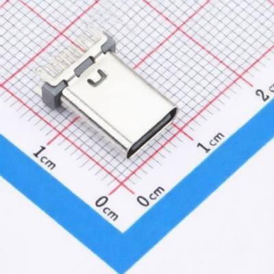 China performance connector hanxia HX-TYPE-C 16P 180 LC-B H13.0 featuring gold plated contacts and nickel plated shell for sale