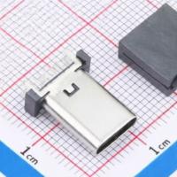 China HX-TYPE-C 16P 180 LC-A H13.7 Connector with Black LCP Housing and C7025 Nickel Gold Plated Terminals for sale