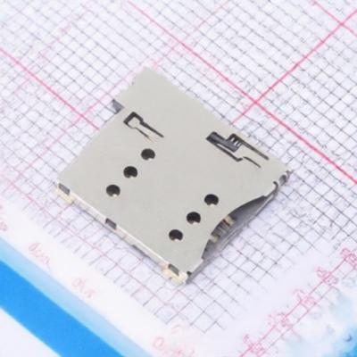 China sim card holder connector hanxia HX MICRO SIM 7P H1.35 with rohs compliance and ul498 certification for sale