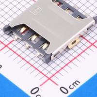 China Connector solutions featuring hanxia HX NANO SIM TL6P H1.35 meeting RoHS and UL498 standards for electronic applications for sale