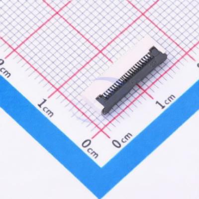 China Durable FFC FPC Connector hanxia HX0.5-22P XJH2.0 043 with UL 94V 0 Certification and Contact Resistance for sale