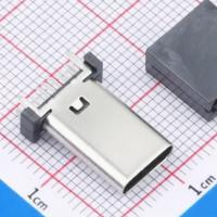 China Durable connector hanxia HX-TYPE-C 16P 180 LC-A H15.0 with gold plated contacts and high rated current for sale