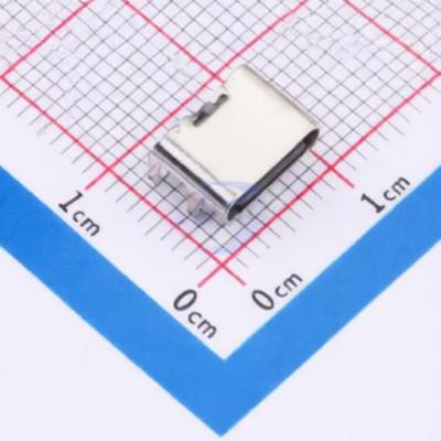 China High reliability hanxia HX TYPE C 2P4J connector with LCP UL94 V O housing and stainless steel shell for sale