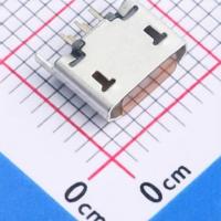 China Micro USB connector hanxia HX MICRO 180°SMT L5.0ZB featuring 300V AC dielectric withstanding voltage for sale