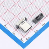 China Durable electronic connector hanxia HX-TYPE-C 16P 180 LC-B H10.0 TYPE C VERTICAL suitable for 3A 20V applications for sale
