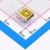 China USB hanxia HX MINI8P 4J connector featuring copper alloy contacts and stable electrical performance for sale