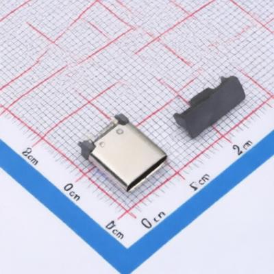 China HX TYPE-C 24PLT H10.0 Connector Featuring Flame Retardant LCP Housing and Nickel Plated SUS304 Shell for sale