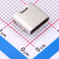 China electronic connector hanxia HX TYPE-C 6P L8.35 with zinc alloy shell and high temperature resistance for sale