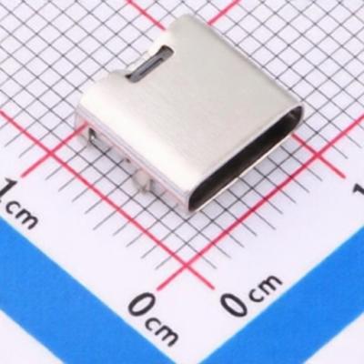China electronic connector hanxia HX TYPE-C 6P L8.35 with zinc alloy shell and high temperature resistance for sale