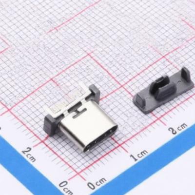 China Durable electronic connector hanxia HX-TYPE-C 16P 180 LC-B H9.3 with 3A current and 20V voltage rating for sale