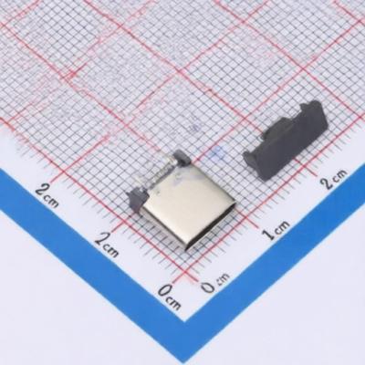 China Robust hanxia HX TYPE-C 24PLT H9.3 connector with nickel plated SUS304 housing and gold plated solder area for sale
