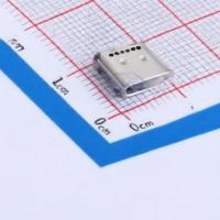 China durable connector hanxia HX TYPE-C 24P QT with gold plated copper terminals and stainless steel housing for sale