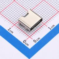 China Durable connector hanxia HX TYPE-C 6P L7.8 rated 5V 3A current with gold plated terminals and stainless steel shell for sale