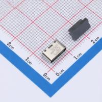 China HX TYPE-C 6P LT H5.0 Connector with C2680 T 0.2mm Terminals and Durable Stainless Steel 201-H Shell for sale