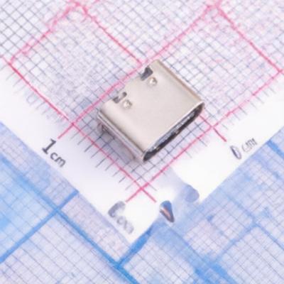 China High durability hanxia HX TYPE-C 16P SMT-L6.5 connector with LCP housing and nickel plated surface shell for sale