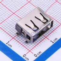China Durable electrical connector hanxia HX AF 10.0 QTZB 6.3 with copper alloy contacts and PBT housing for sale