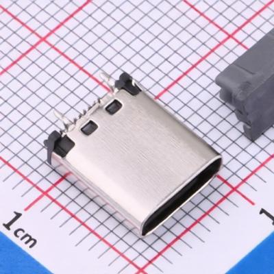 China Durable electrical connector hanxia HX TYPE-C 16P LT H10.0 with gold plated contacts and copper alloy terminals for sale