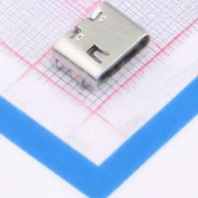 China Electrical Connector hanxia HX TYPE-C 6PIN DT with High Insulation Resistance and Low Insertion Force for sale