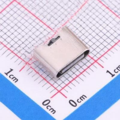 China Durable connector hanxia HX TYPE-C 2P LT H6.5 with LCP core C2680 terminals and stainless steel housing for sale