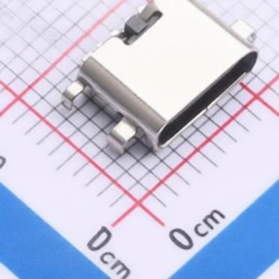 China Precision hanxia HX TYPE-C 6P CB 1.2 connector with UL certification and durable LCP UL94 V-O housing for sale