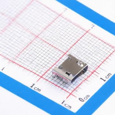 China electronic connector hanxia HX MICRO 4P DIP ZB with 3000 cycles durability and copper alloy contacts for sale