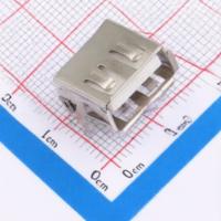 China USB connector hanxia HX AF 90 ZJDG JB offering robust connection and insulation resistance properties for sale