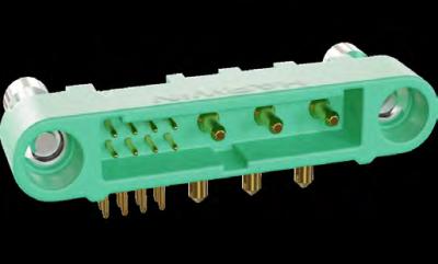 China Robust Harwin G125-9703402 connectors featuring beryllium copper contacts with gold over nickel plating for sale