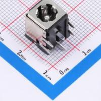 China 2.0mm Core DC Socket HCTL HC-DC-007B-2.0 Featuring Stainless Steel Spring and Tin Plated Contacts for sale