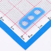 China Silicone Rubber Pad Electronic Component HCTL HC-63001-3SGM-05 Blue Type SGM Dimensions 201x189x1 mm for sale