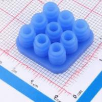 China Durable Silicon Rubber Gasket HCTL HC-63001-3x3SGF-05 SGM Model Blue Color for Various Applications for sale