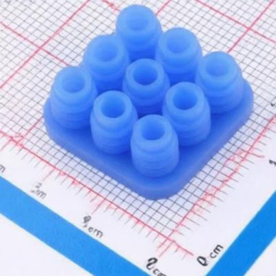 China Durable Silicon Rubber Gasket HCTL HC-63001-3x3SGF-05 SGM Model Blue Color for Various Applications for sale