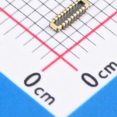 China vertical mount male receptacle connector HCTL HC-PBB13C-16DP-0.35V-0.6-05 with 0.35mm pitch and copper alloy contacts for sale