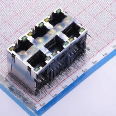 China Professional RJ45 Connector HCTL HC-RJ45-059C-2x3-1 Suitable for Industrial Networking Solutions for sale