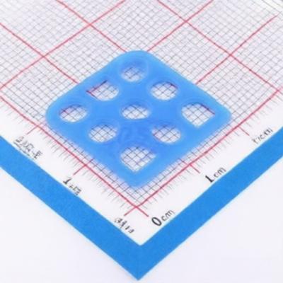 China Silicon Rubber Pad Blue Color 3 Row 3 Pin Configuration HCTL HC-63001-3x3SGM-05 SGM Type Component for sale