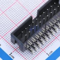 China Electronic Connector HCTL HC-JN254-2-10-W Dual Row Bent Pin With 254 Millimeter Pitch Specification for sale