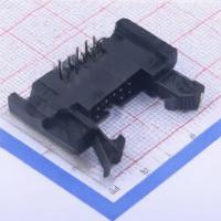 China HCTL NJ-2.54-2x5PW 2.54mm Pitch Connector Featuring Bent Needle Long Ear Buckle Style for Electronics for sale