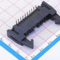 China 2.54mm Pitch Right Angle Connector Featuring HCTL NJ-2.54-2 10PW Pin Layout for Electronic Assemblies for sale