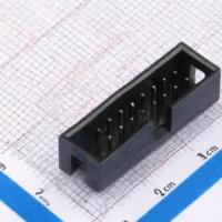 China Dual Row Straight Pin Connector 254 Pitch Featuring HCTL HC-JN254-2-08-Z for Electronic Applications for sale