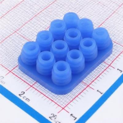 China Blue Silicon Rubber Part HC-63001-3x4SGF-05 for Industrial Applications by Huacantianlu Electronics for sale